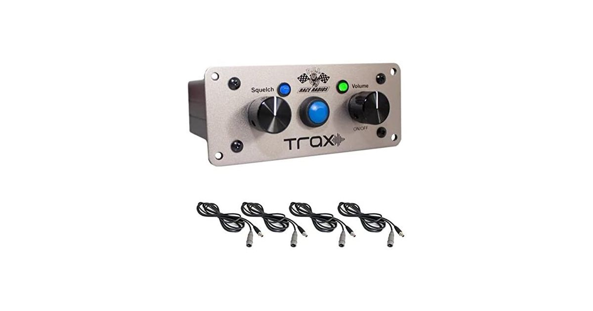PCI 2537 TRAX Intercom System, TRAX Package (4 Person with Bluetooth)